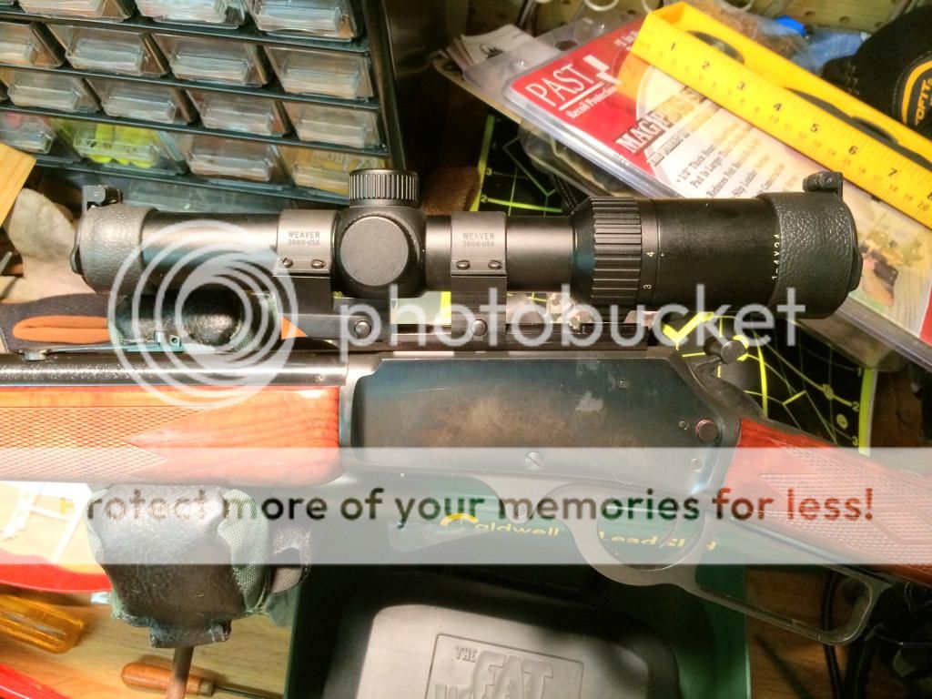 Weaver Kaspa 1x4x20 30 mm remount on Marlin 1895 with offset rings ...