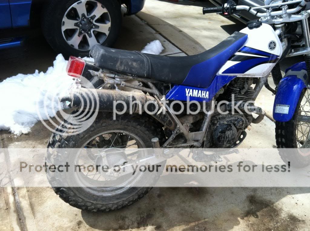 Rear fender and mirror removal | TW200 Forum