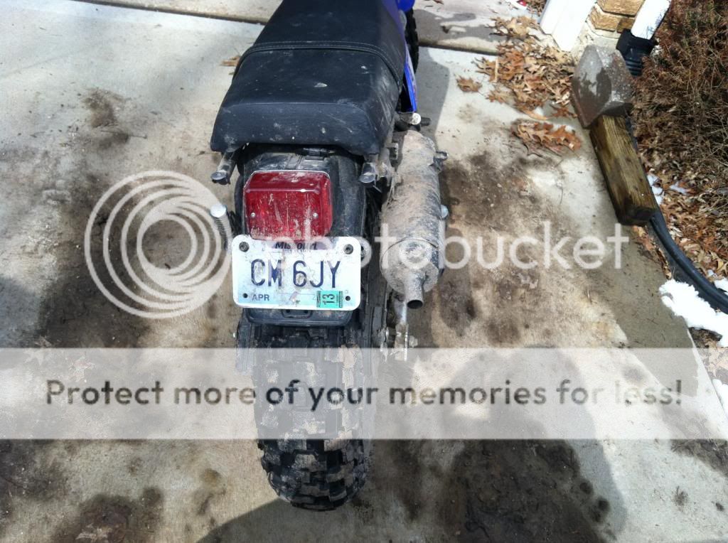 Rear fender and mirror removal | TW200 Forum