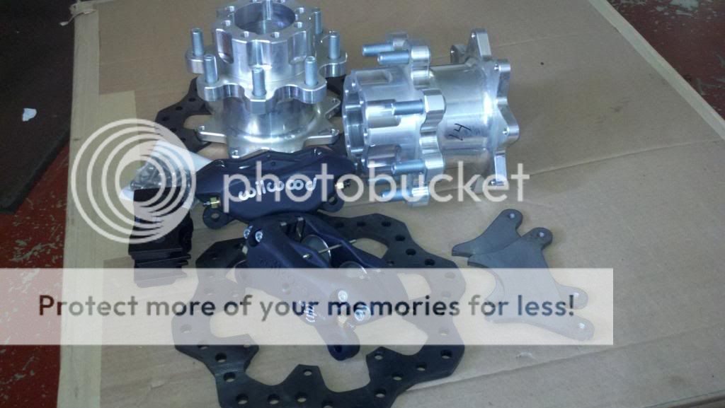 Dana 60 Kingpin / 14 Bolt Full Float Aluminum Hub/Brake Kits ...