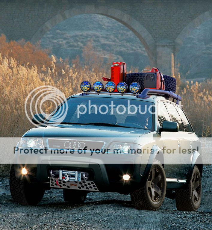 Anybody raised a C5 allroad STATIC for full-on offroading?